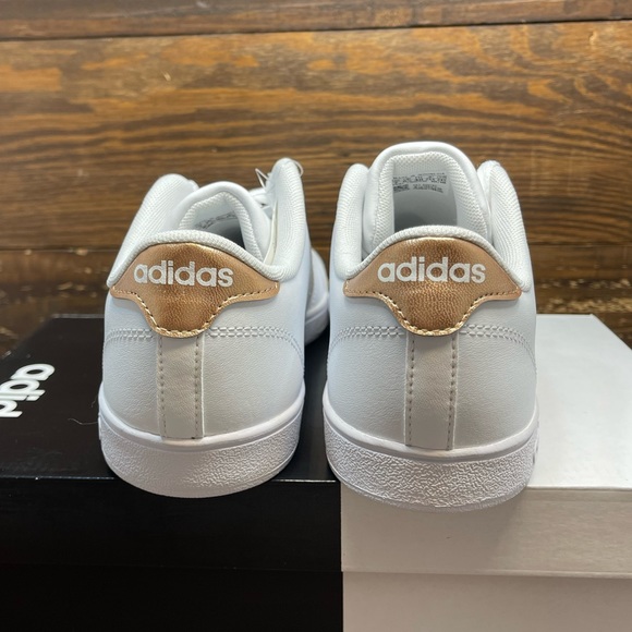 adidas | Shoes | Adidas Baseline K Whitegold Court Shoes | Poshmark